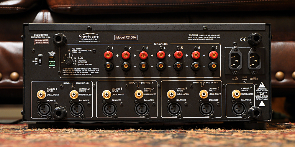 Picked up a Sherbourn 72100A (200 x 7) 7 Monoblocks in single chassis ...